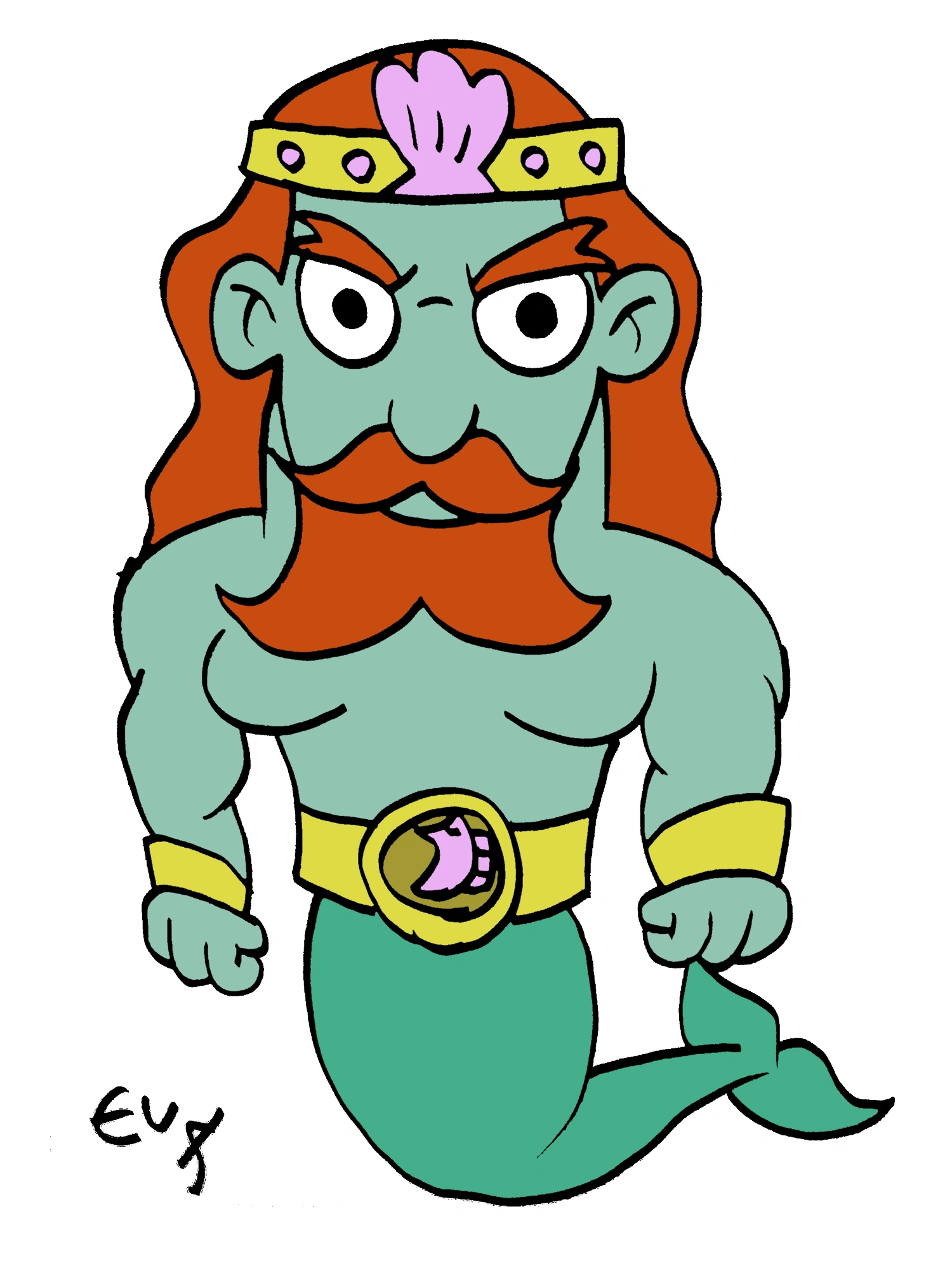 My drawing of series King Neptune | Fandom