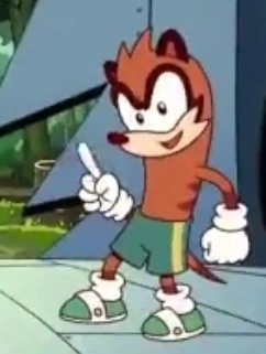 Sonic the hedgehog got parodied in Craig of the creek. He is Slide the ...