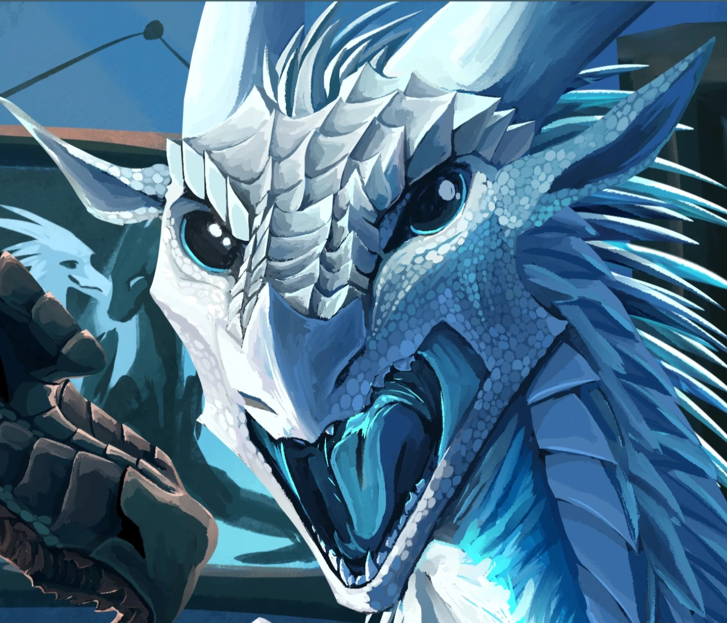 So apparently there’s a challenge trend to draw a front facing dragon ...