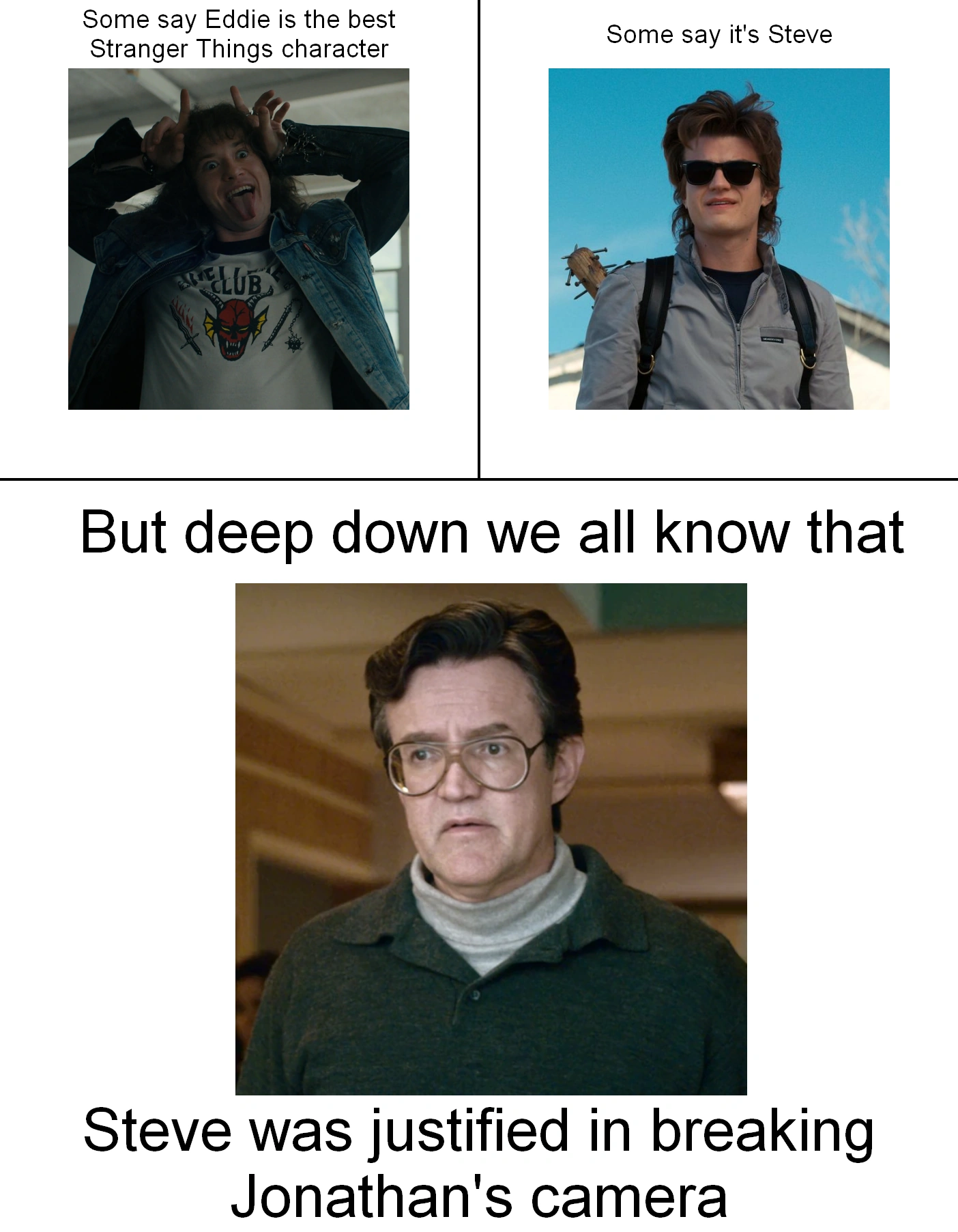 Jonathan's lucky his camera was all they broke | Fandom