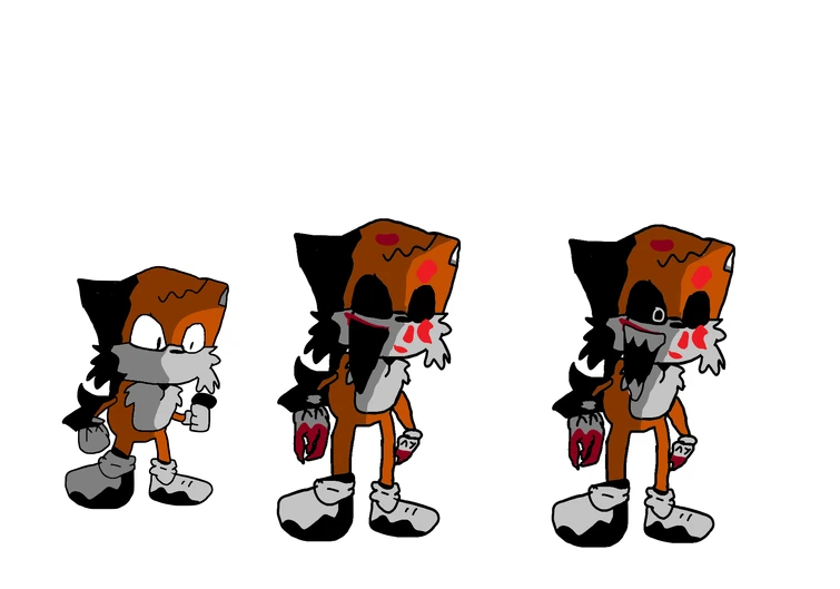 should i make poses for my remake of Faker Tails? (Also give me a name ...
