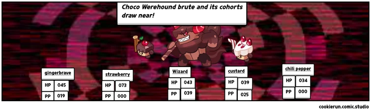 the 1-13 fight against choco werehound brute but i made it as it was a ...