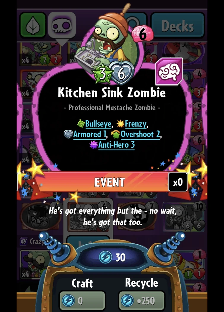 Card reviews #4: kitchen sink zombie | Fandom