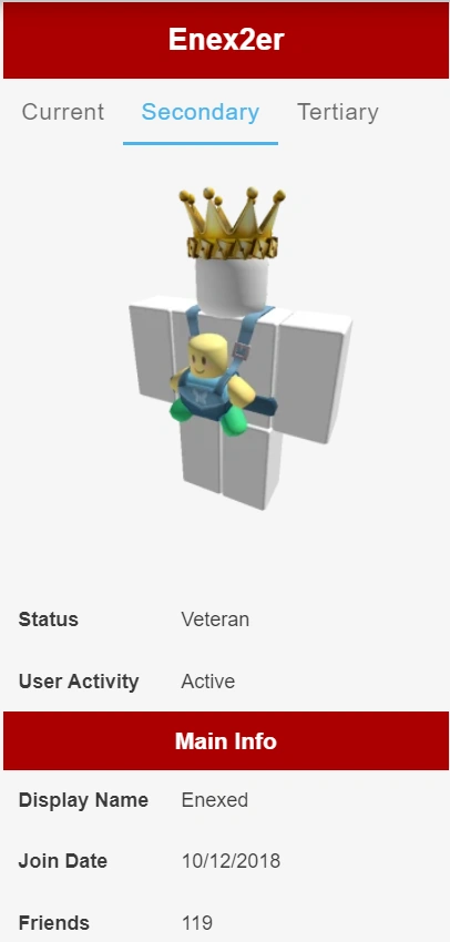 Made a Roblox Avatar/user infobox | Fandom