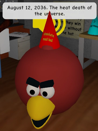 AUGUST 12TH, 2036. THE HEAT DEATH OF THE UNIVERSE. | Fandom