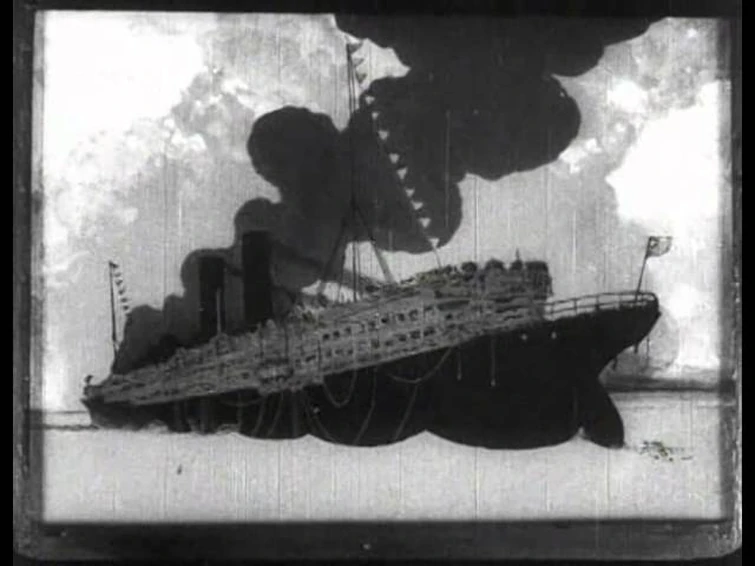"The Sinking of the Lusitania": The First "Serious" Cartoon | Fandom