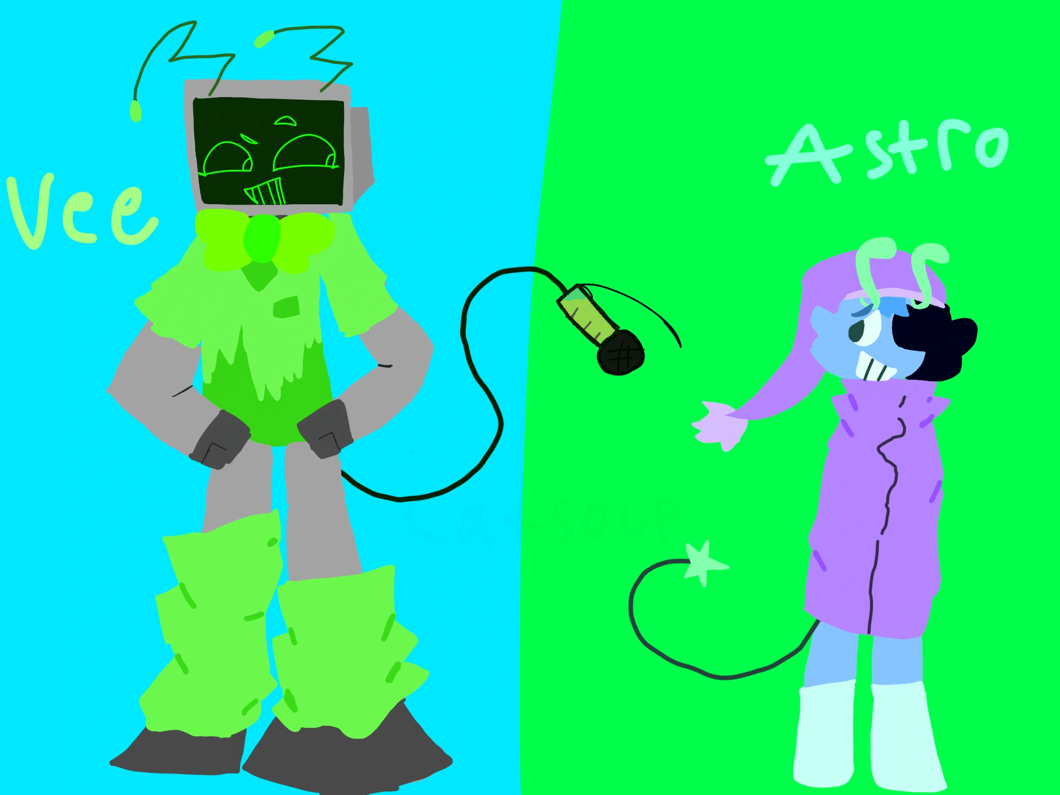 Vee and Astro redesigns for my main au thingy | Fandom