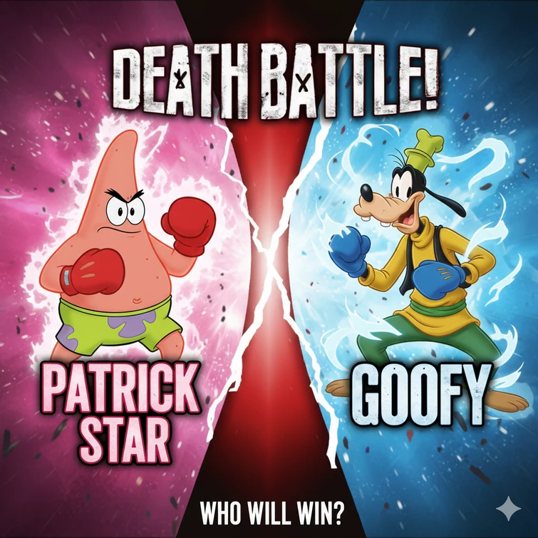 I just used Gemini to create a death battle template of Patrick Star vs Goofy | Fandom