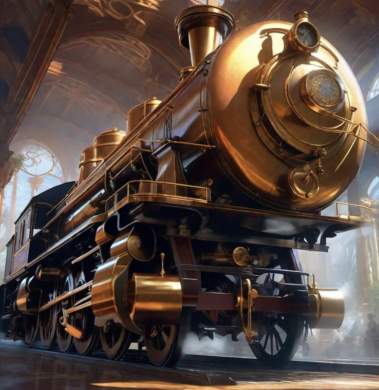 I made another steam engine with the power of AI | Fandom