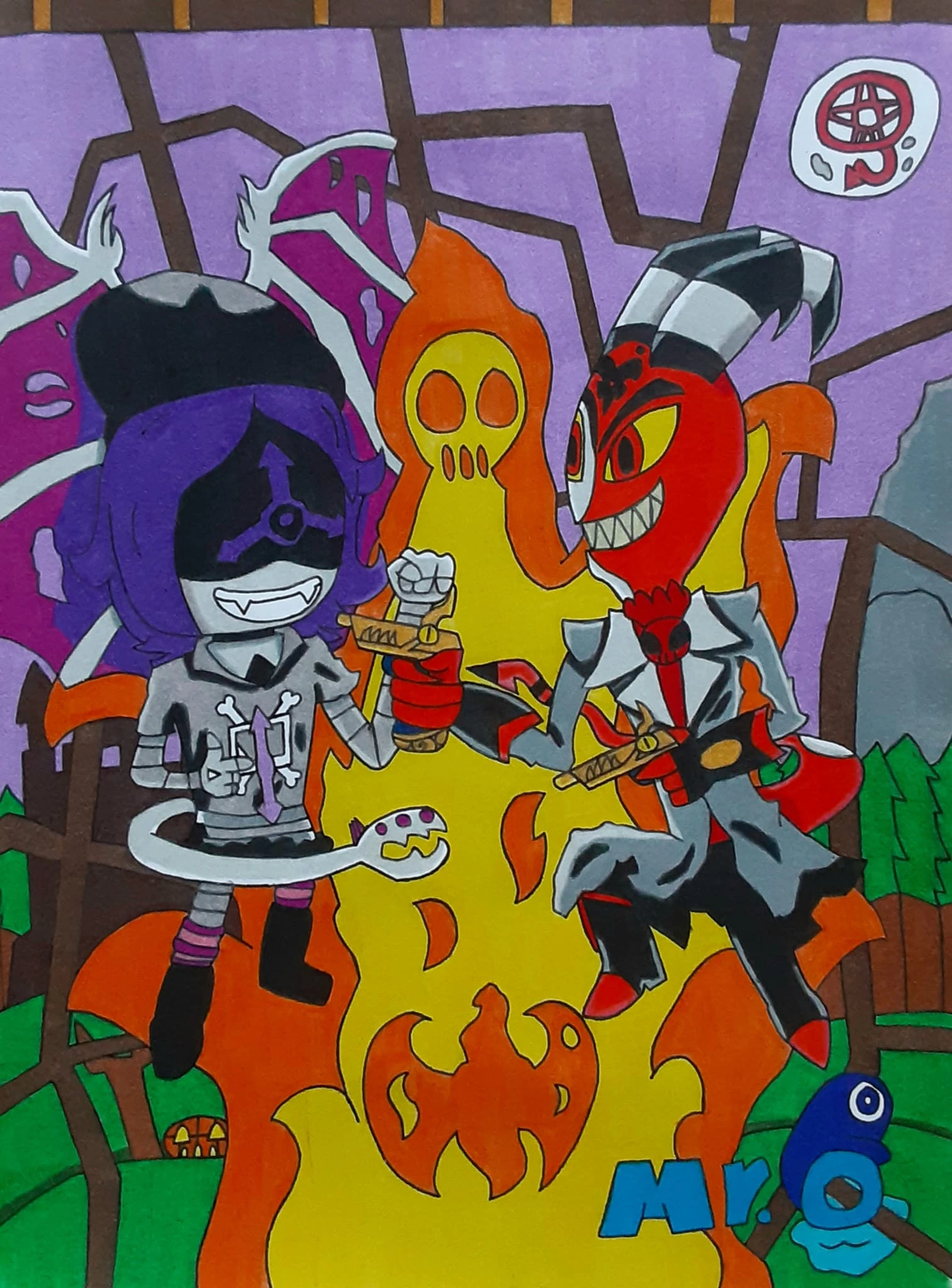Uzi vs Blitzo Fan Art | Fandom