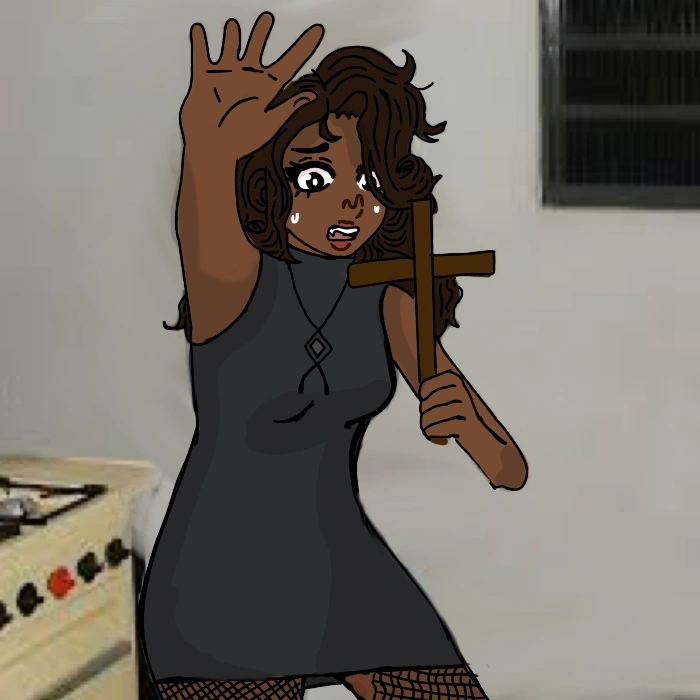 Kid with a Cross Meme But its Dhanya. | Fandom