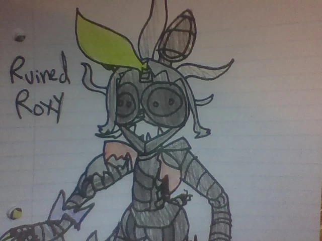 So.. I drew Ruined Roxy for the first time. What do ya think? | Fandom