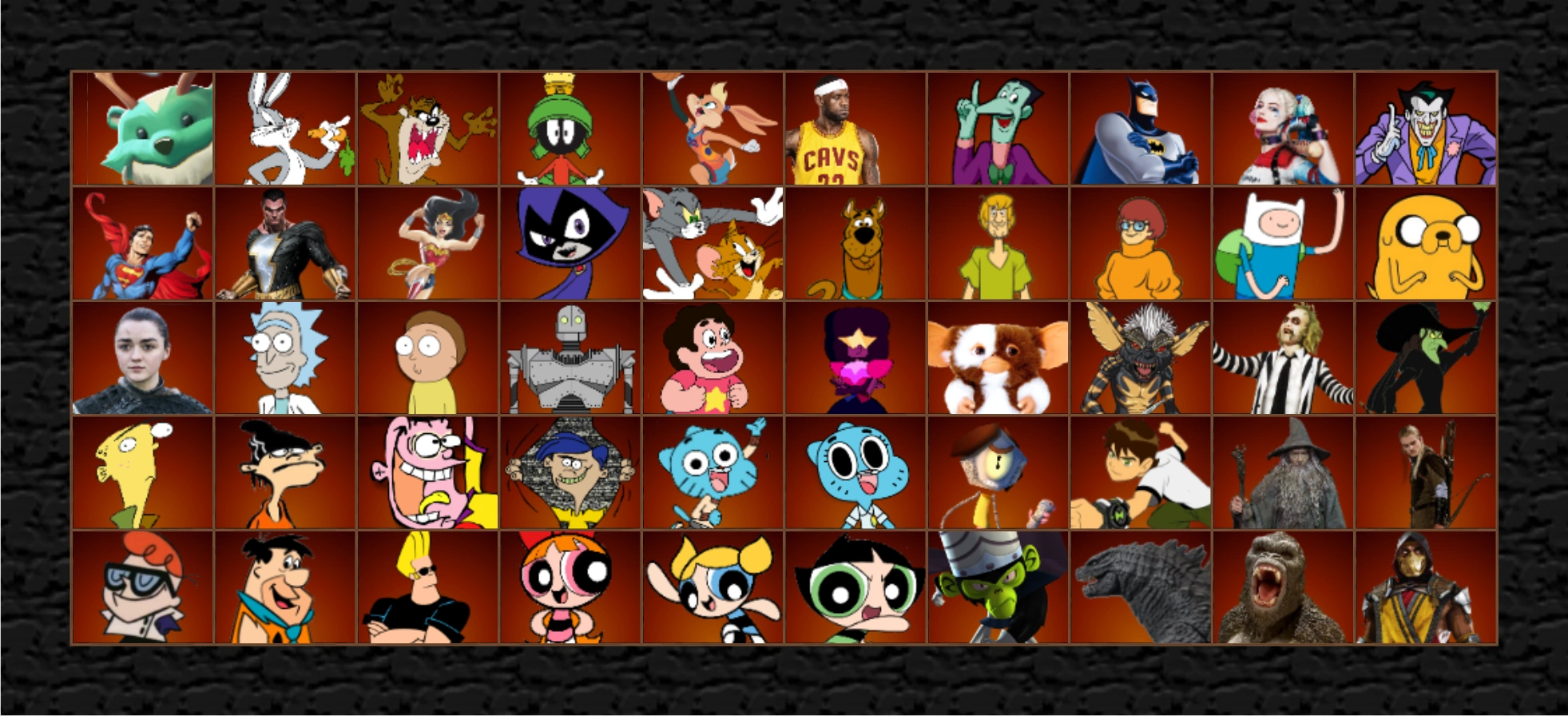 My 50 character roster | Fandom