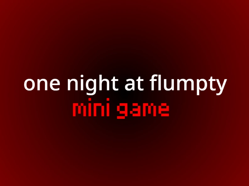 the end on onaf mini game | Fandom