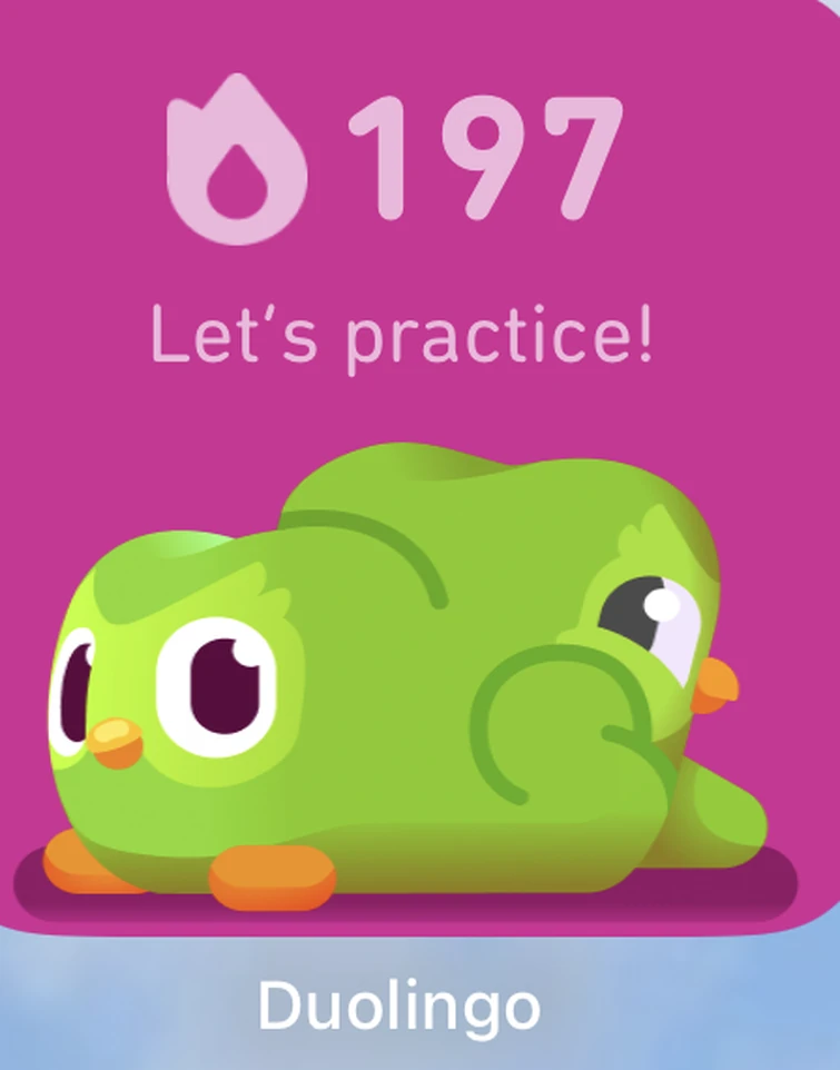 duolingo widget is unhinged | Fandom