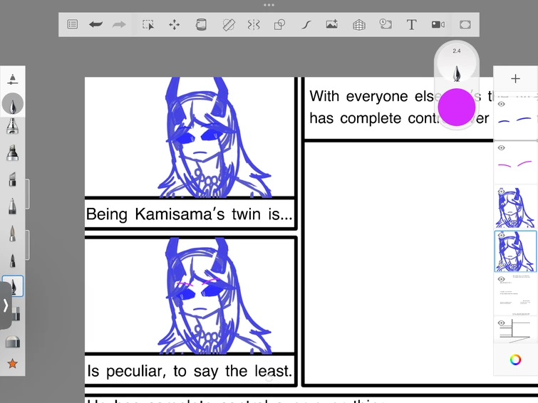 WIP of a small comic | Fandom