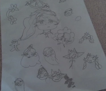 the doodles i did in art | Fandom