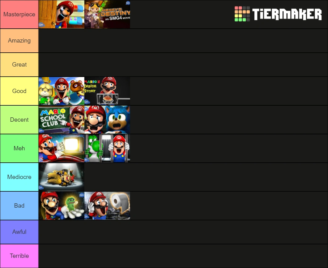 Mario's Inside Story is placed at Good, vote where to place The E G G ...