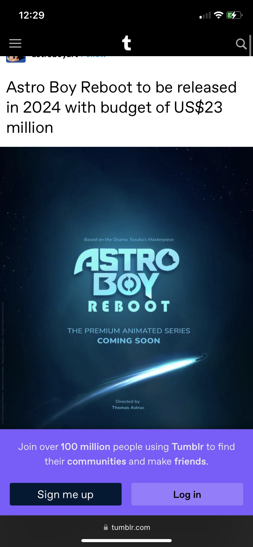 An Astro Boy CGI reboot is set to be released in 2024. | Fandom