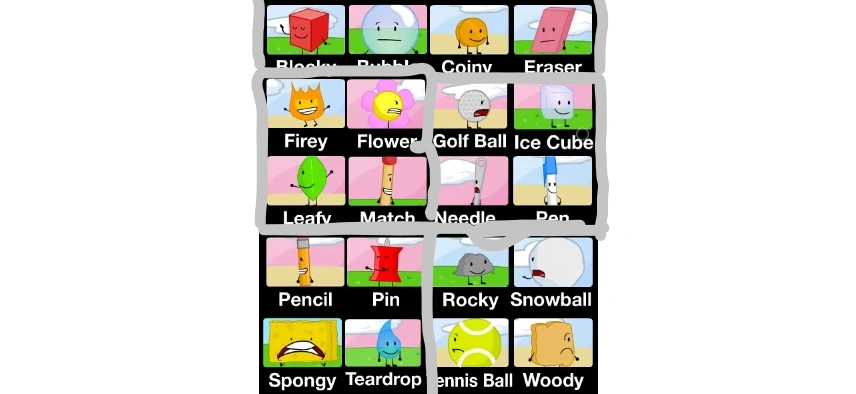 BFDI Cross Viewer Voting #1 | Fandom