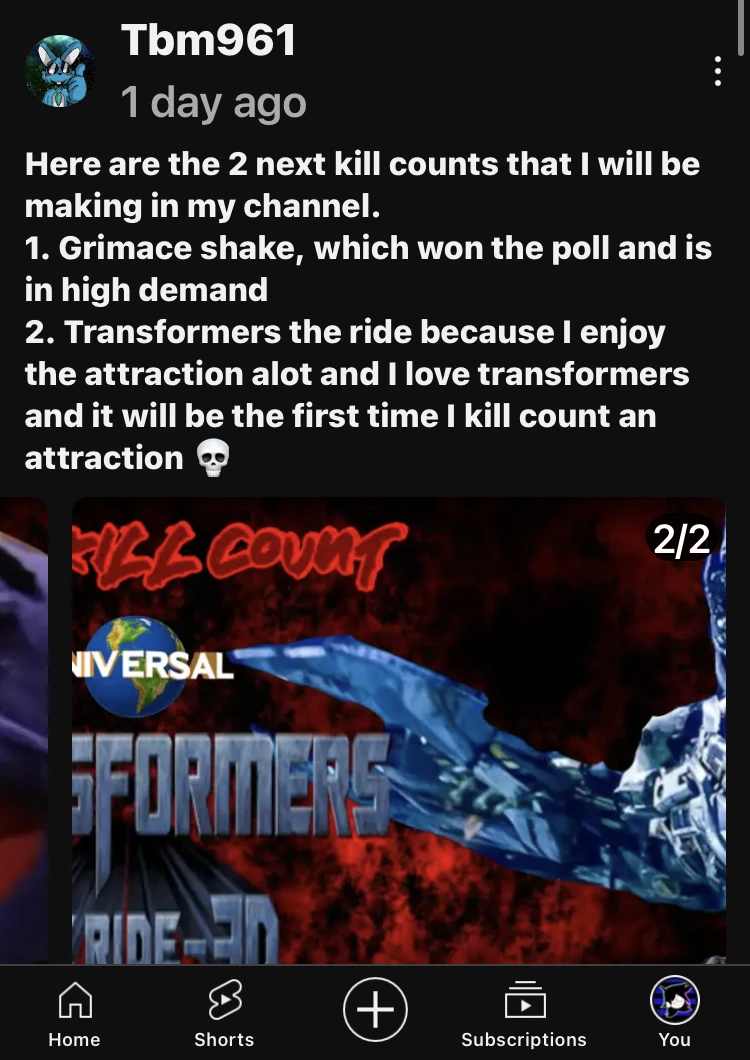 Thoughts on a roller coaster kill count? | Fandom