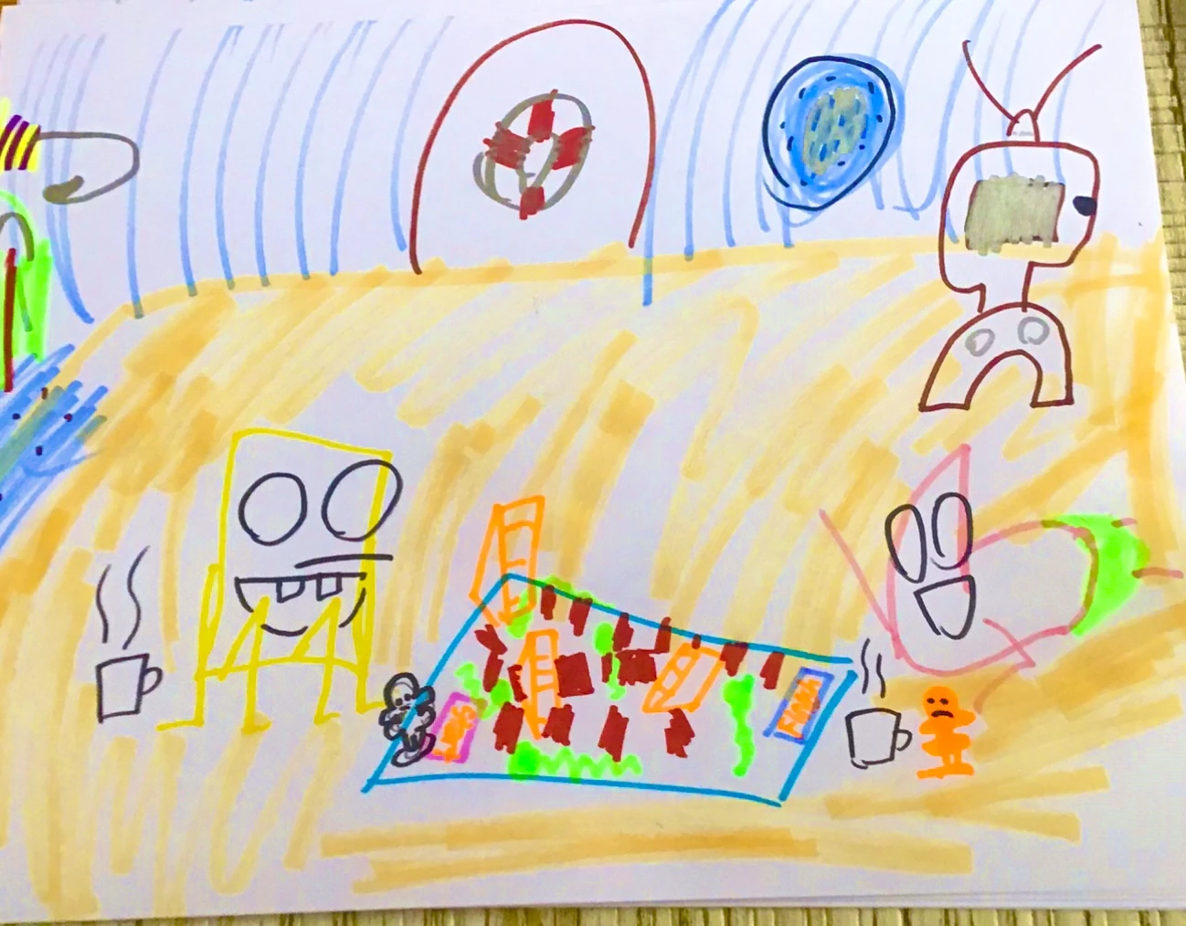 It’s a rainy day and Spunch Bub and Potrik are playing Eeeeels and ...