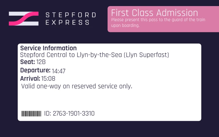 Here's my design for a FIRST-CLASS EXPRESS PASS! | Fandom