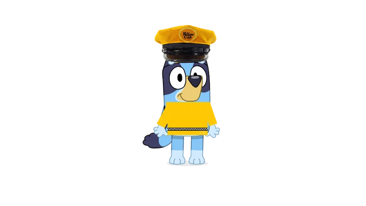 Bluey as a Taxi driver! | Fandom