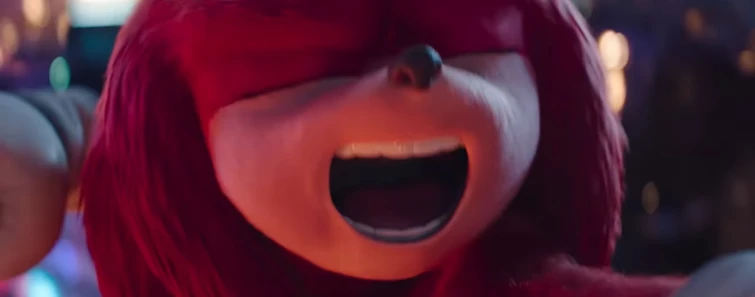 Knuckles, who’s very strong, gets his wrist twisted by shadow in a ...