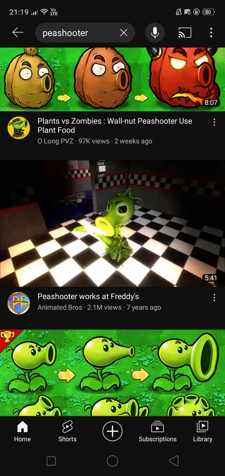 Peashooter at FNAF (ignore the up and down) | Fandom