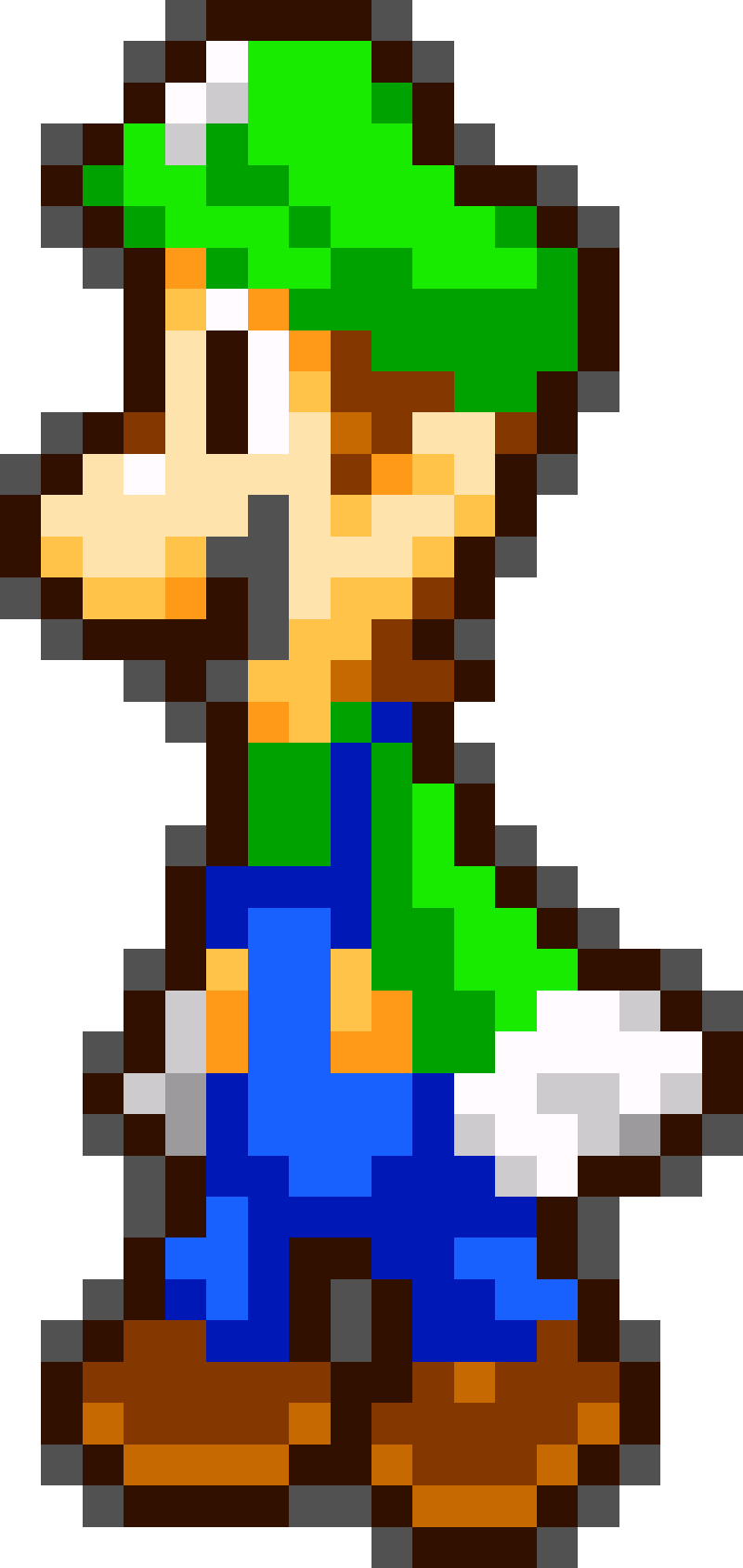 Super Mario World Luigi Sprite