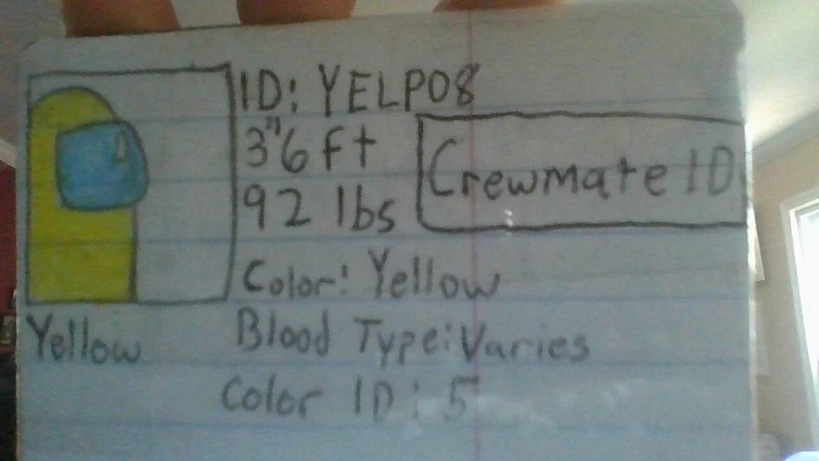 I made an AMONG US ID CARD | Fandom