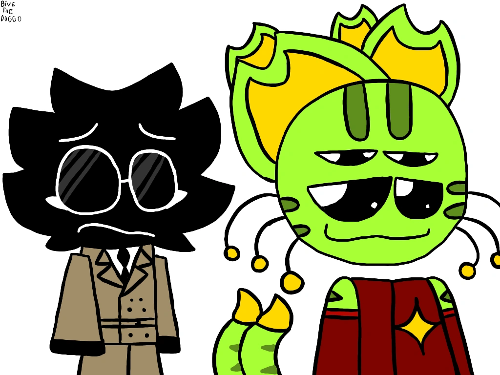 Bive and Gnarpy drawing (REMAKE) | Fandom