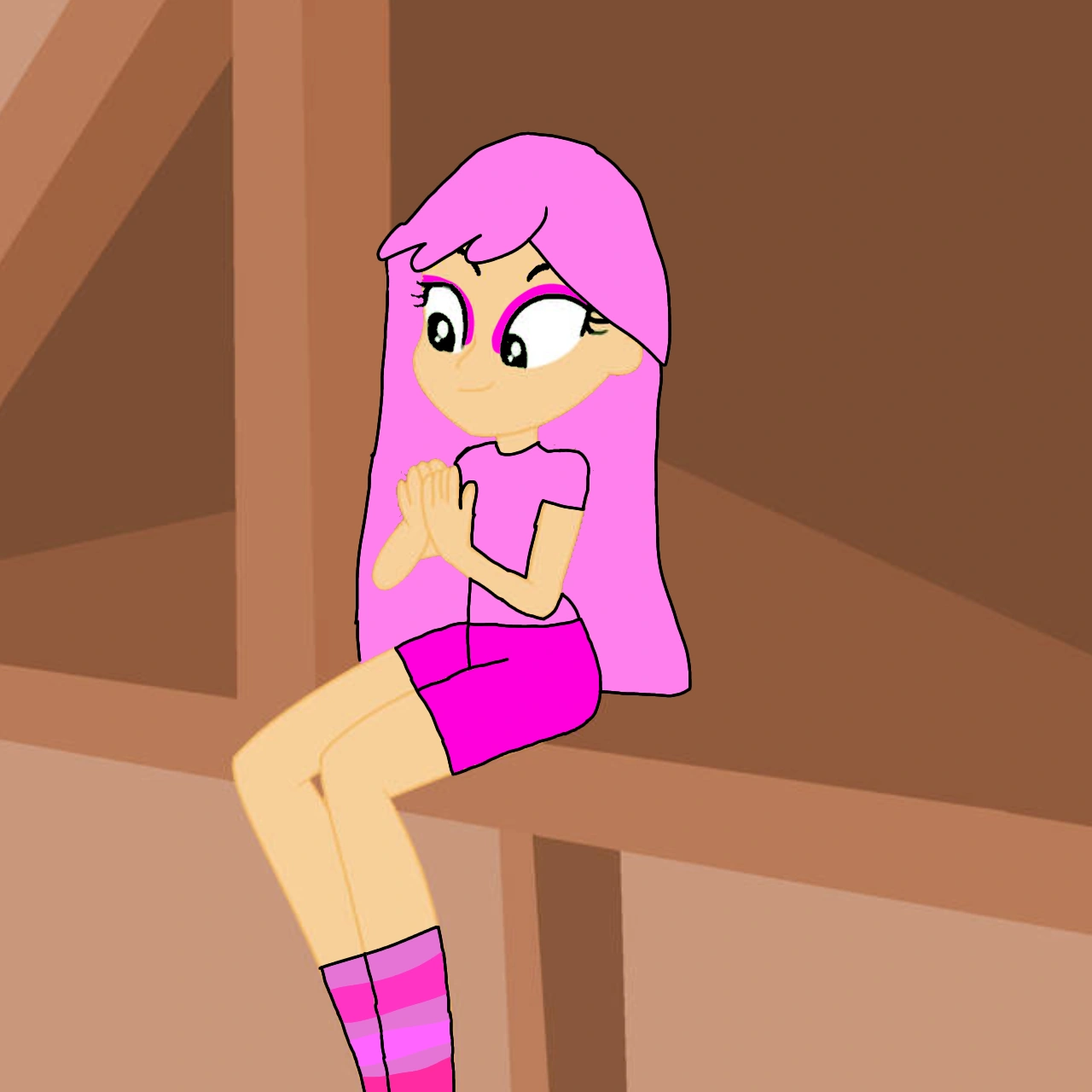 Sprunki:high school:pinki and oren excited for the first day of high ...