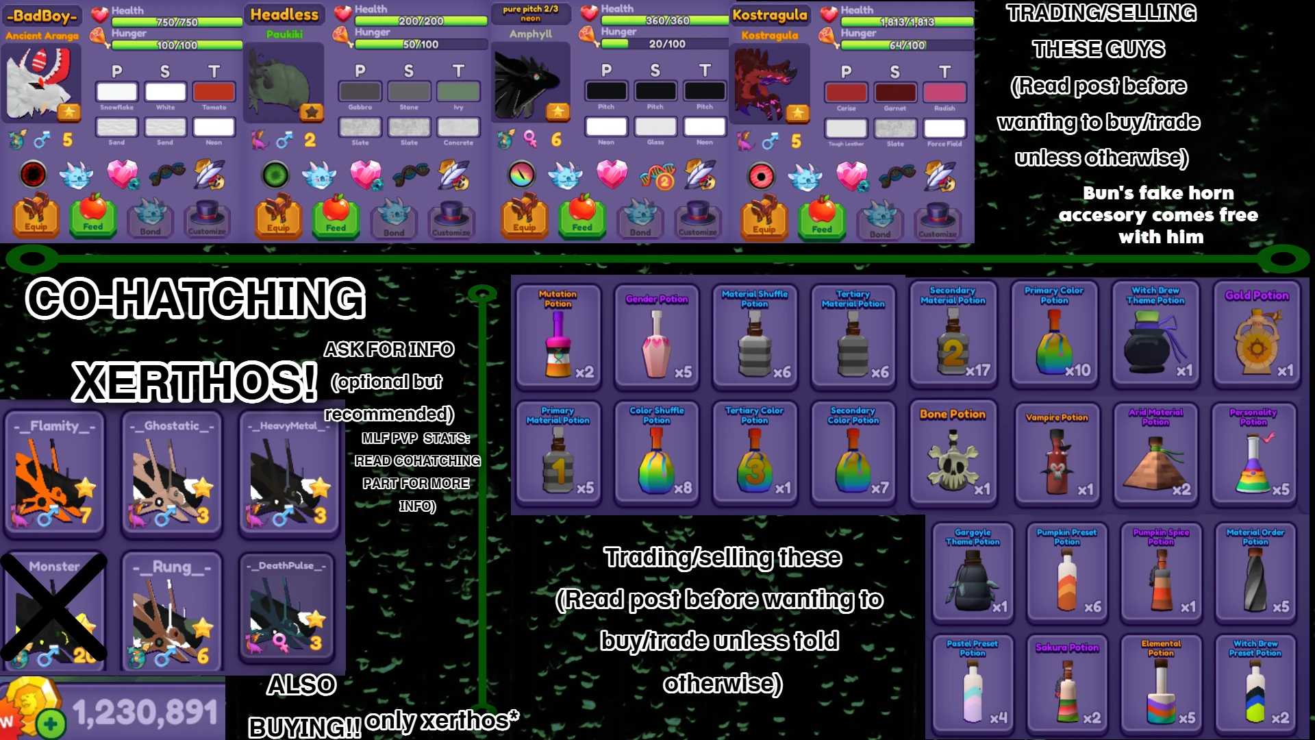 TRADING/COHATCHING DRAGONS AND POTIONS!! | Fandom