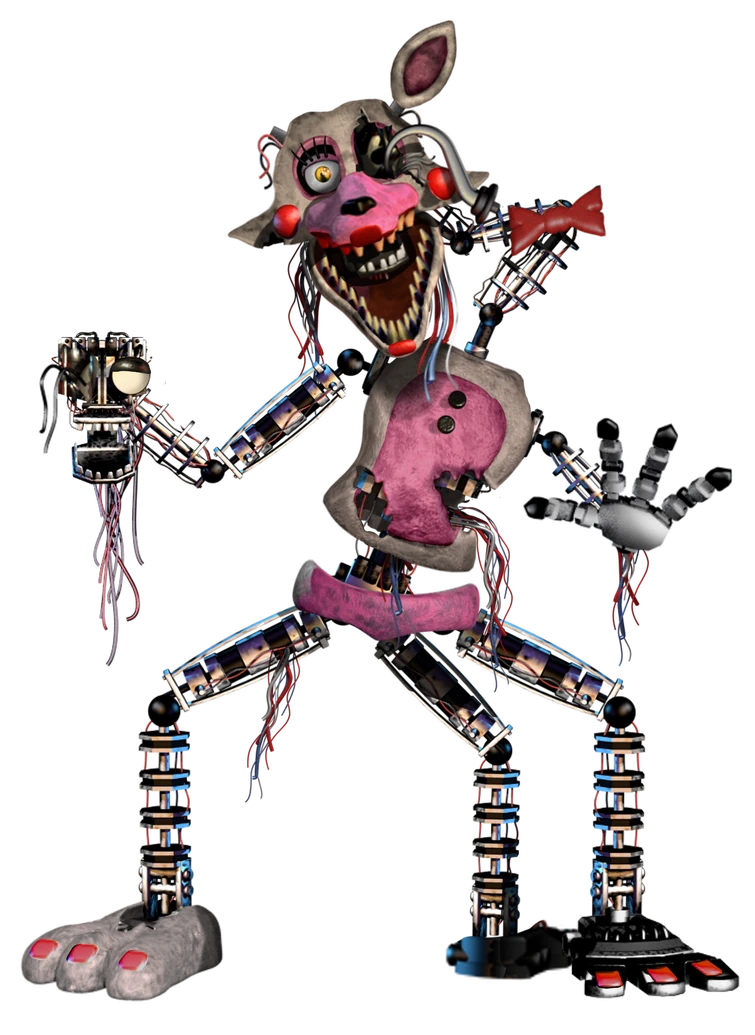 Withered Funtime Foxy and fixed Withered Mangle (edit) | Fandom