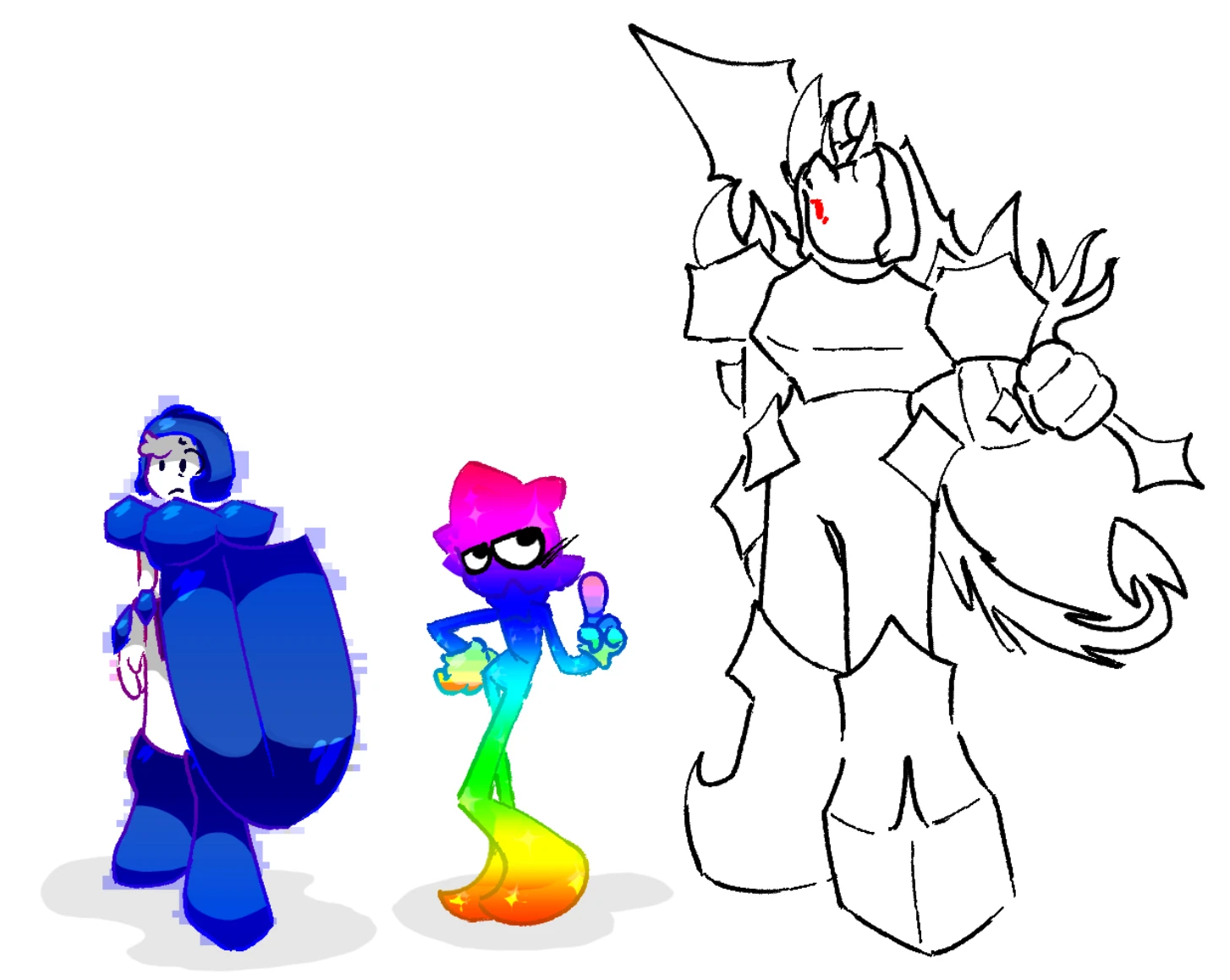 A few sketches of my silly little creatures | Fandom