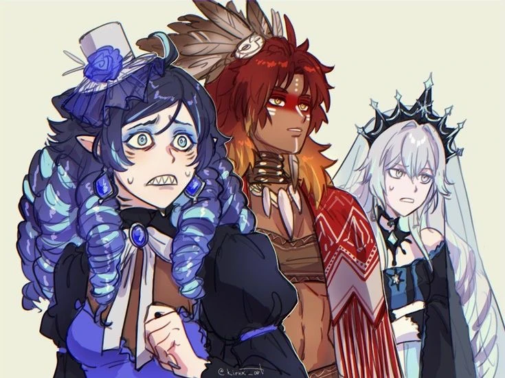 Why do I love the way this artist drew these three archons? | Fandom