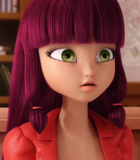 Lila with pink hair + Adrien with black hair | Fandom
