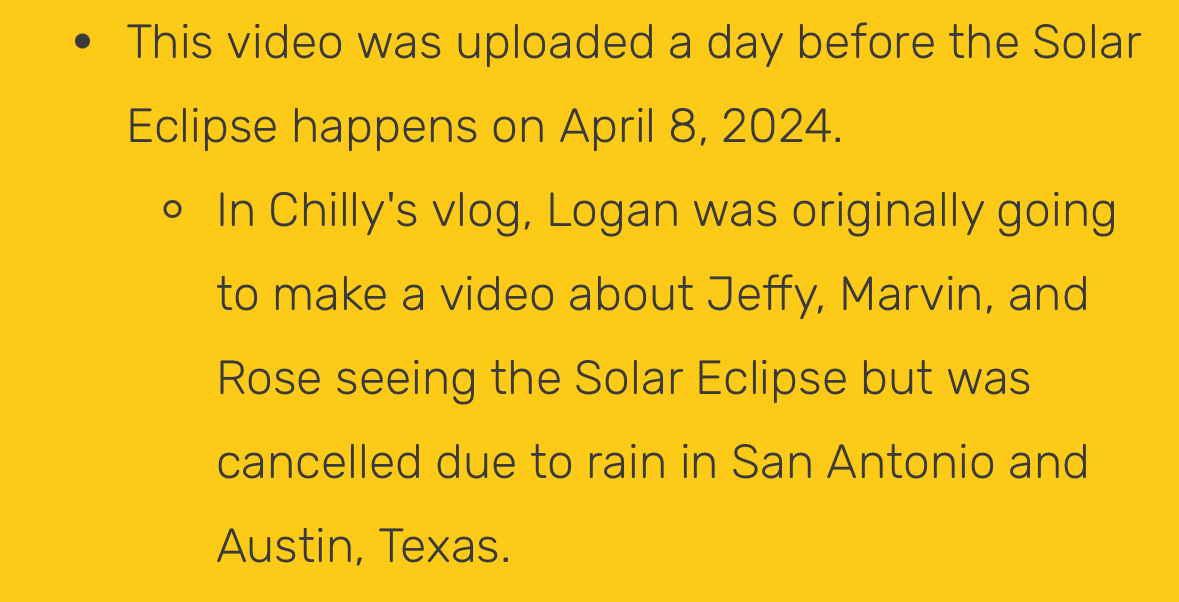 RIP to the Solar Eclipse video | Fandom