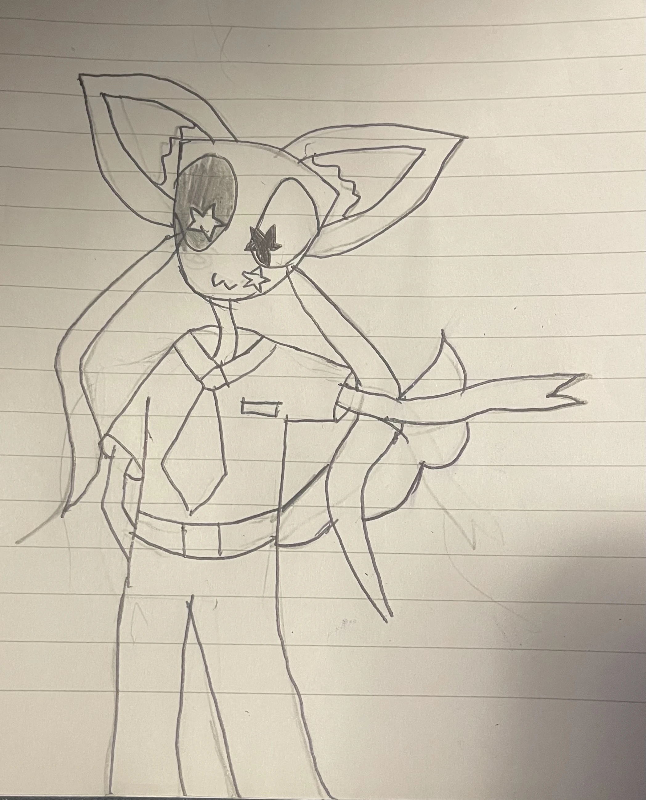 guys i drew manager gangle in her au design | Fandom