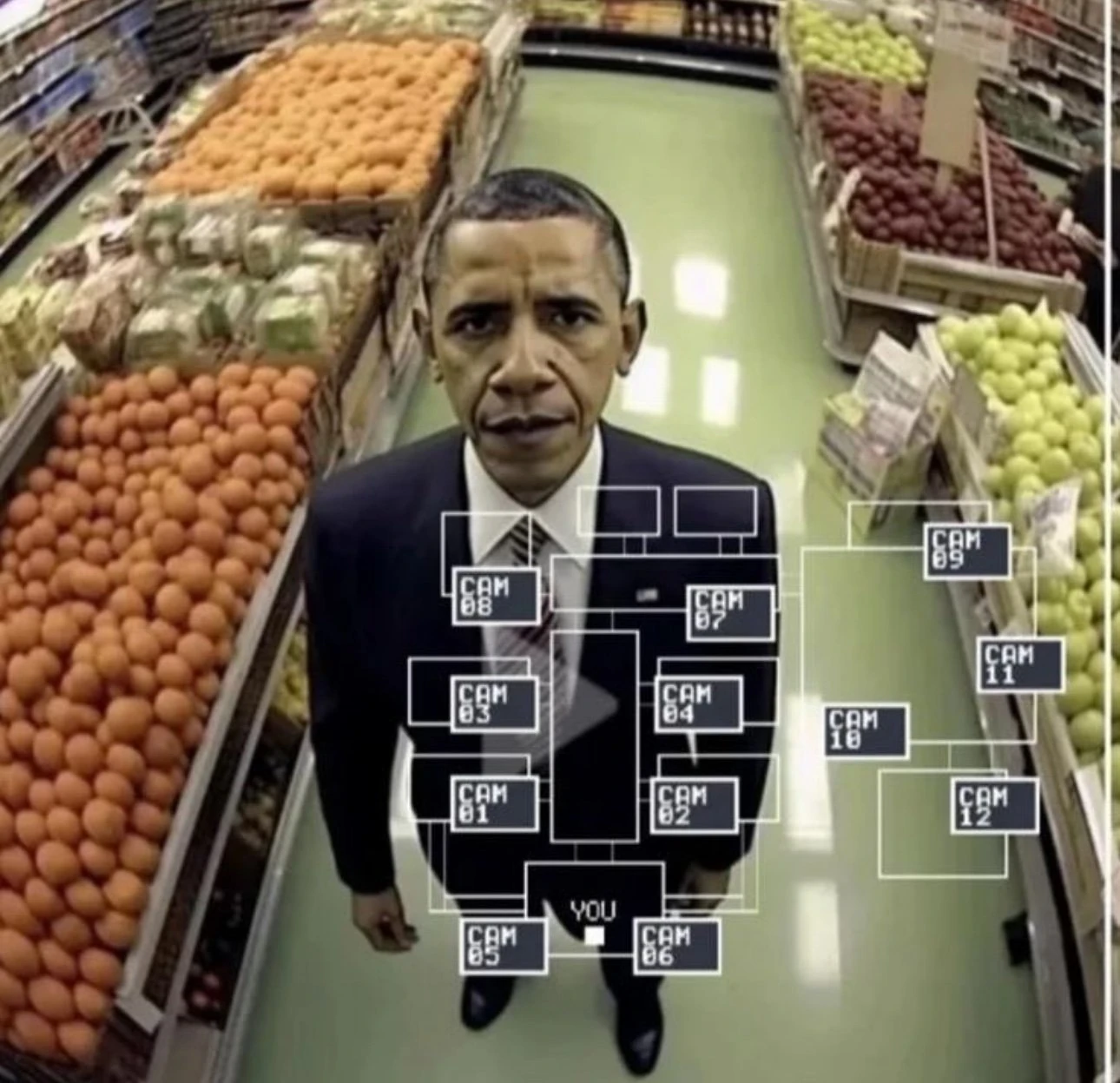 five obamas at store | Fandom