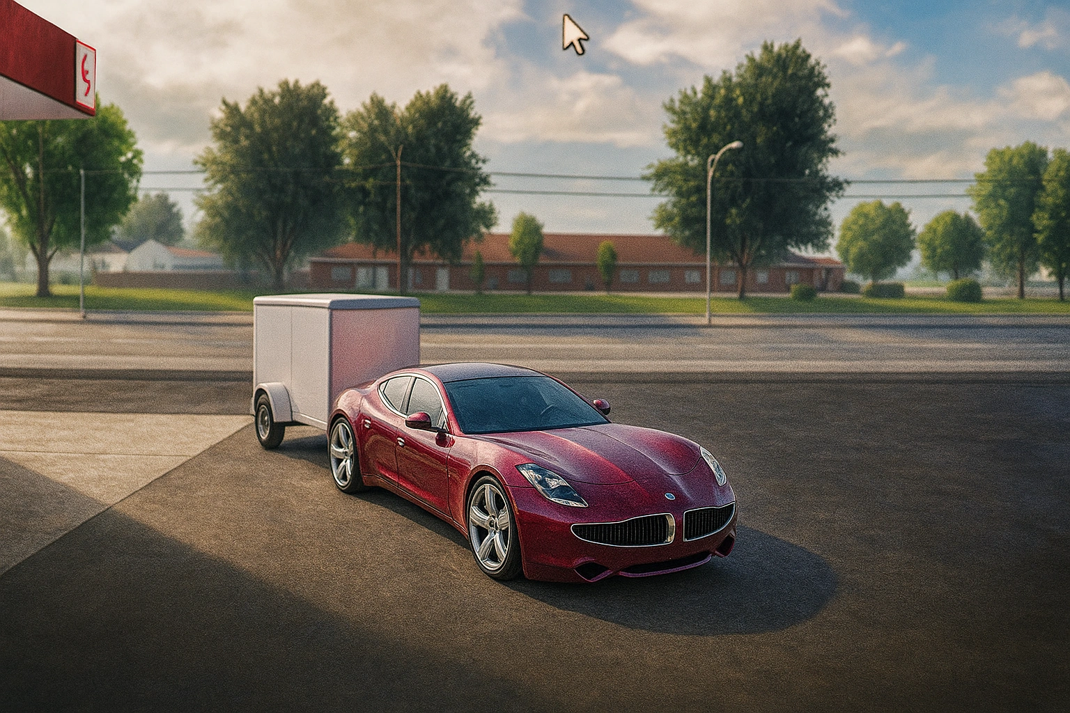 Why is the Fisker Karma so good at towing the Box trailer? | Fandom