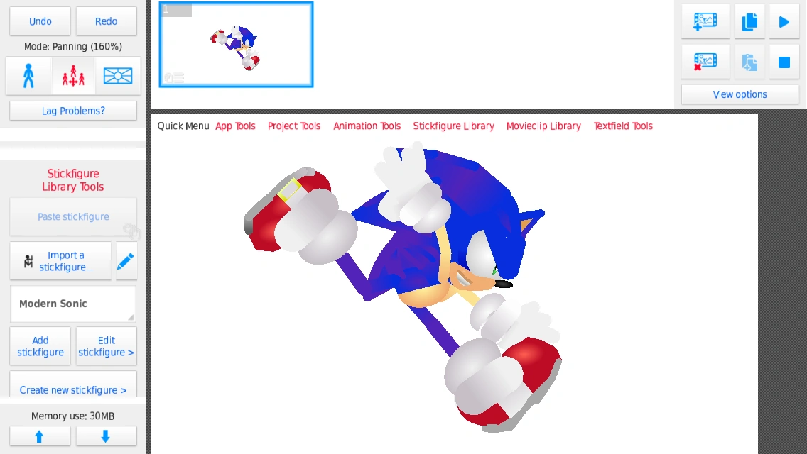 I Got Stick Nodes since idk and I made This Sonic Stickfigure | Fandom