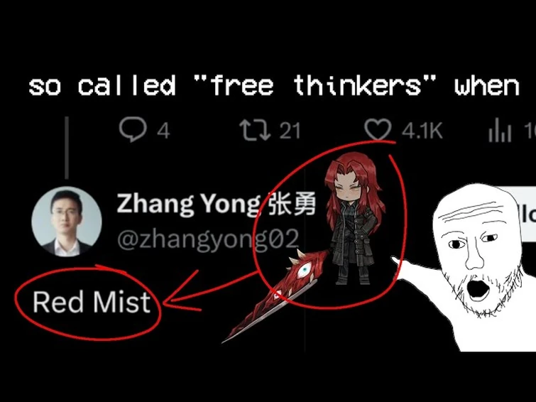 how did bro came outta nowhere just to say red mist | Fandom