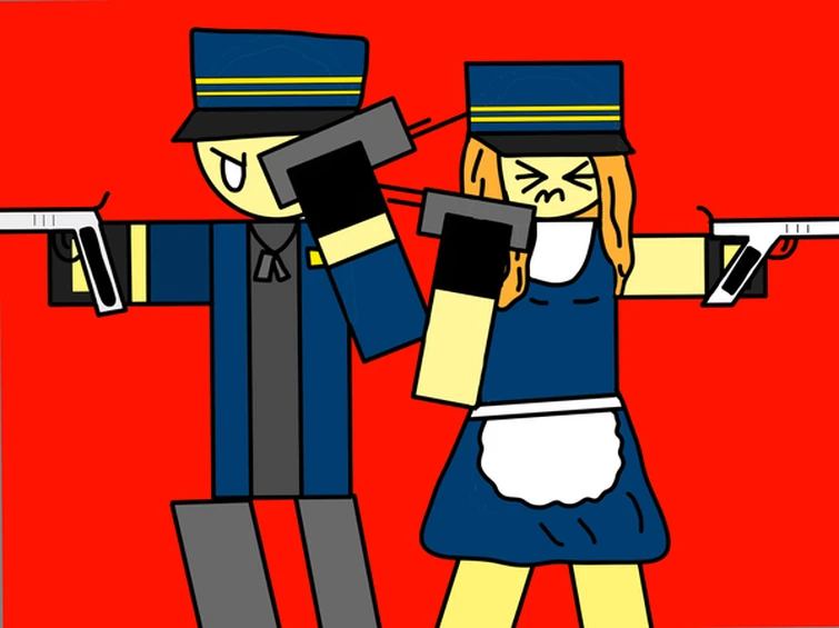 Maid Commander and Default. (Fanart) | Fandom