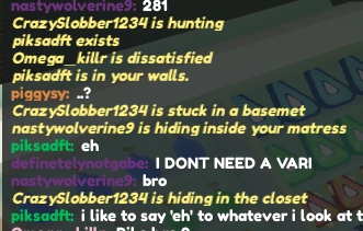 Yellow message in chat | Fandom