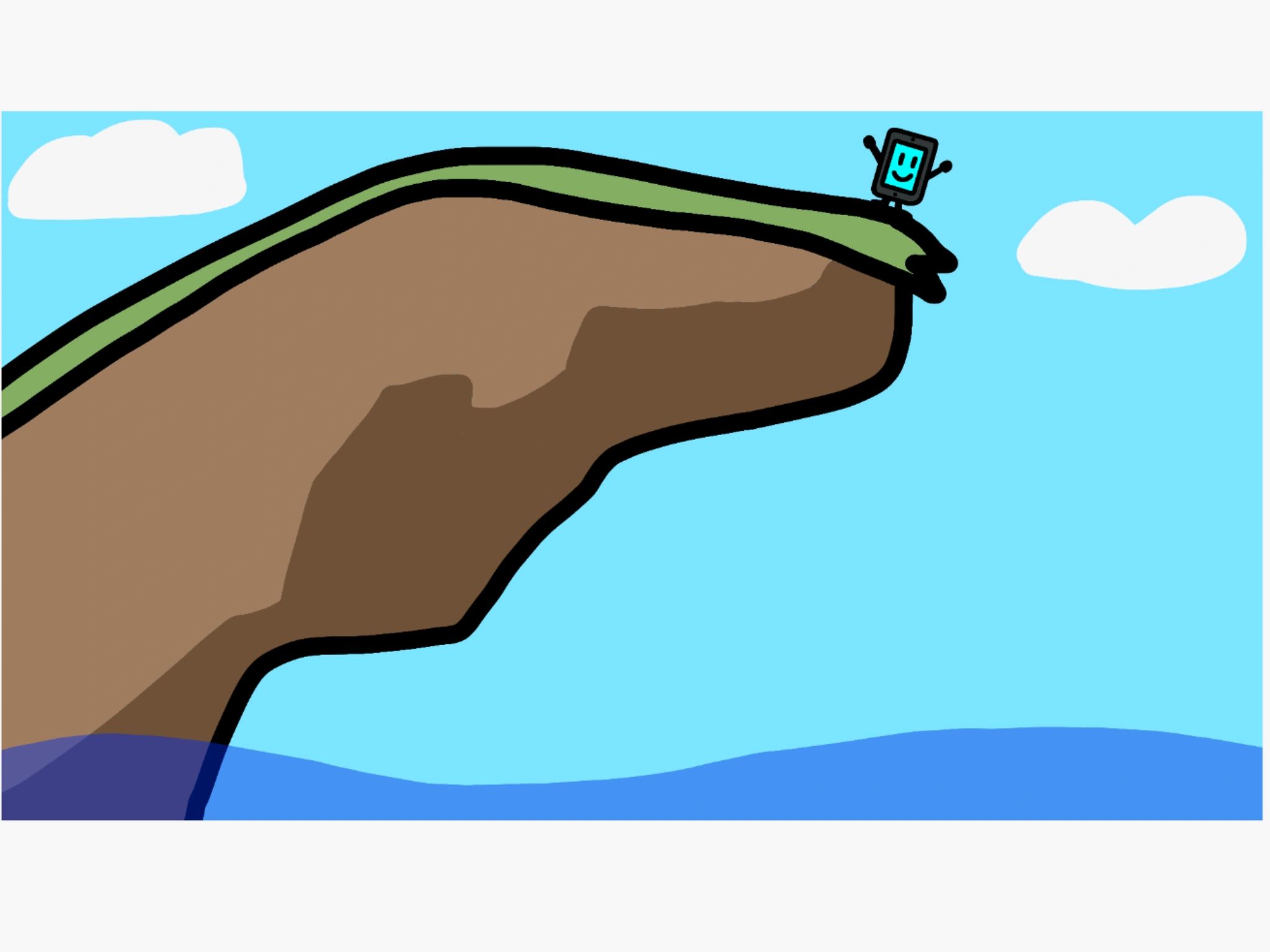 “Your first challenge will be to jump off this 60 foot cliff!” | Fandom