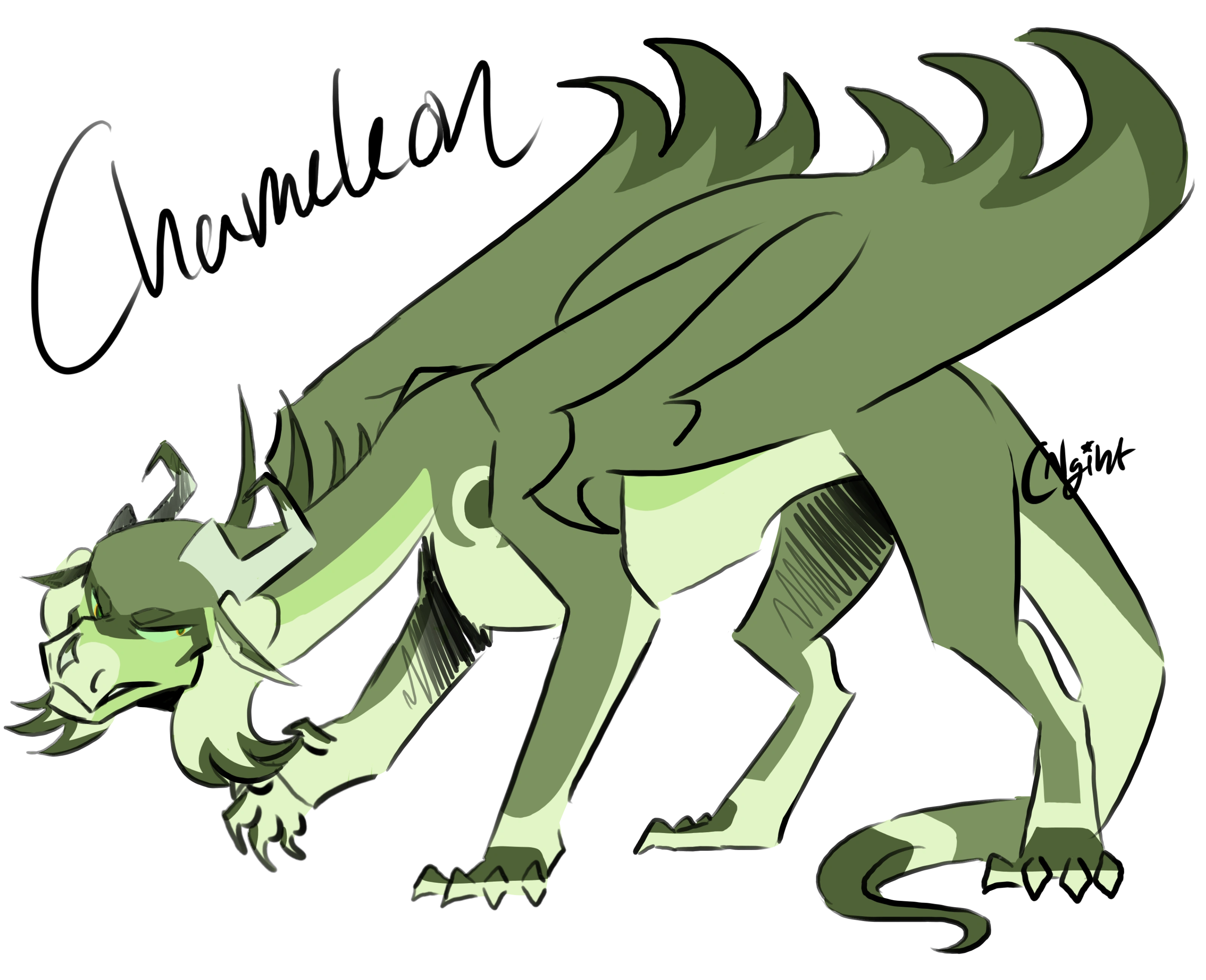 Canon Character Refs Revamped Day 51, Chameleon | Fandom
