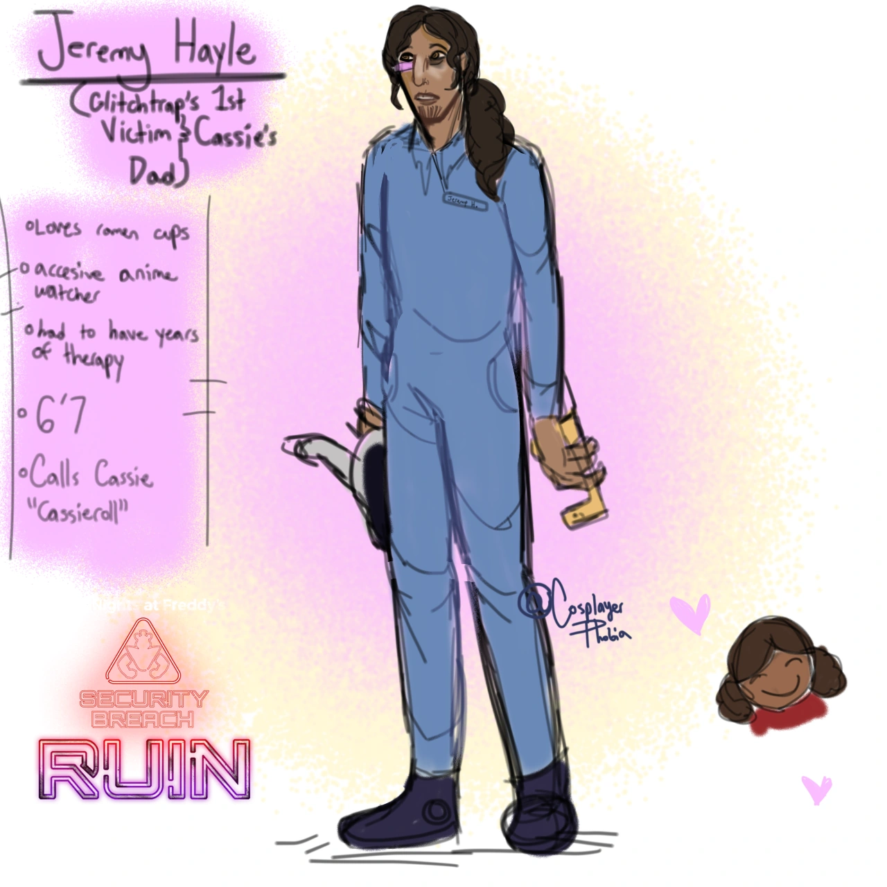 My Jeremy (Cassie’s Dad) design! | Fandom